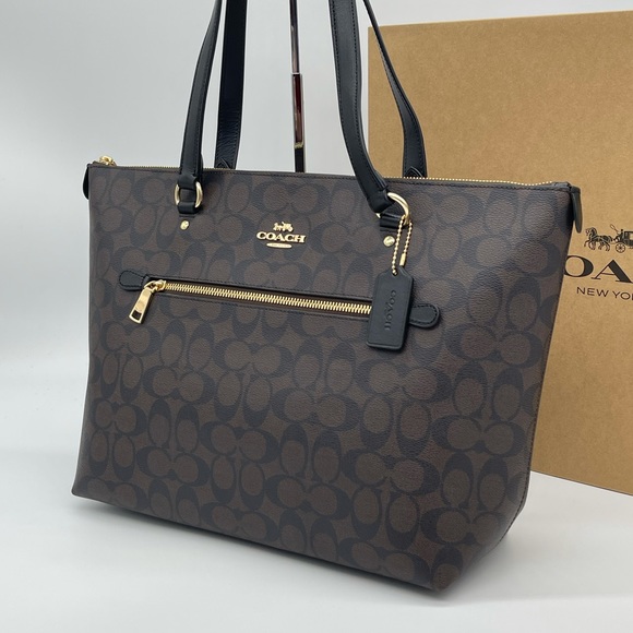Coach | Bags | Coach Gallery Tote Bag In Signature Canvas | Poshmark